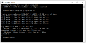 5 Ways To Ping Google To Check Internet Connectivity 2024 - Technowizah