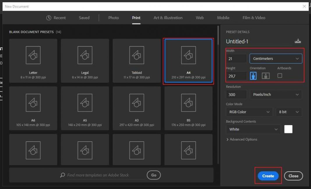 How To Create A4 Paper Size In Photoshop 2023 Technowizah